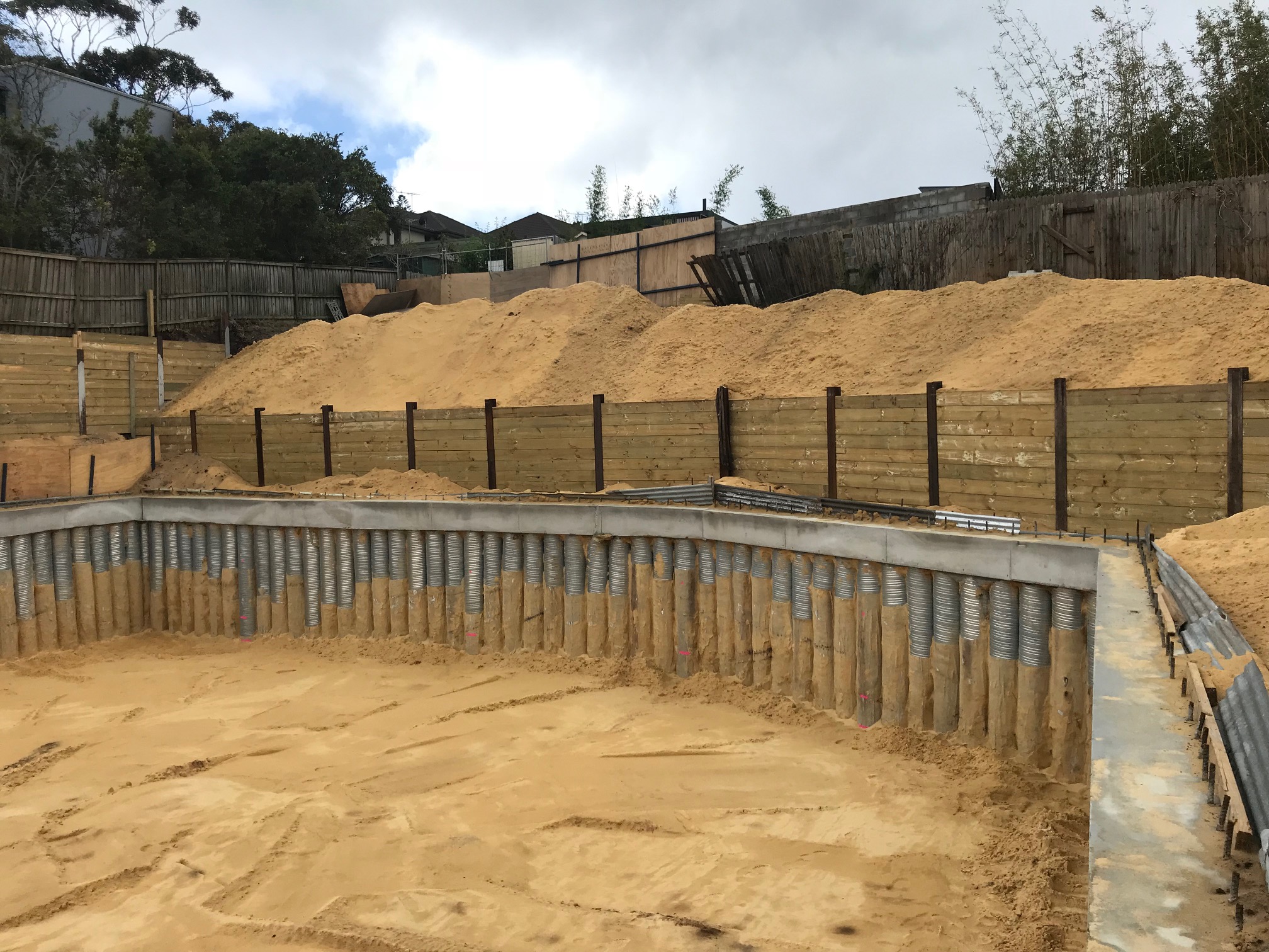 Contiguous Piling, Rose Bay Project by On Point Piling